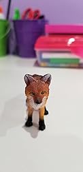 Amazon.com: Safari Ltd. Red Fox Figurine - Detailed 3.5" Plastic Model ...