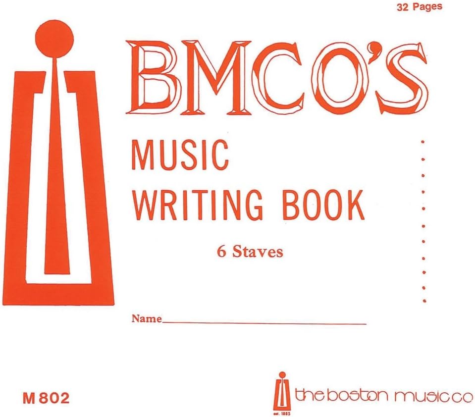 Music Sales Music Writing Book 6 Stave 32 P. Music Sales America Series ...