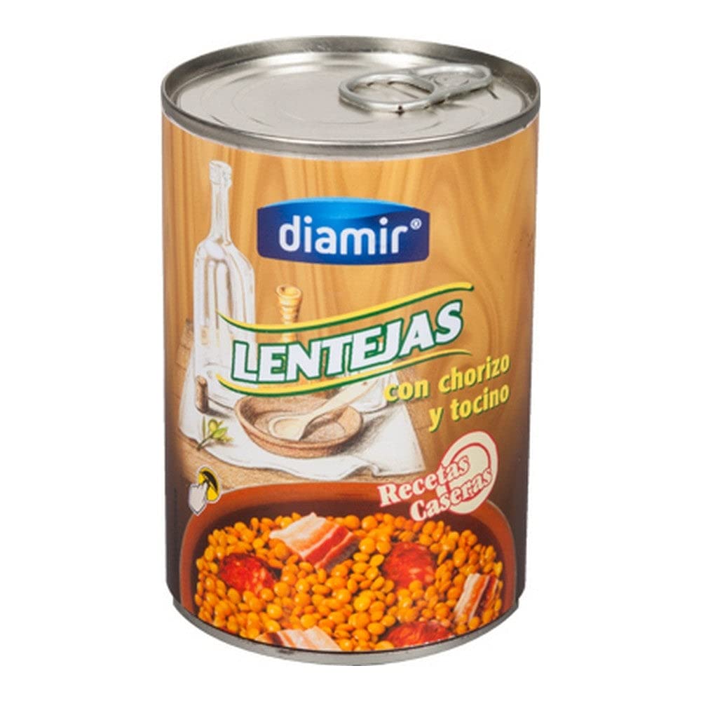 Diamir Lentils with Chorizo 425 g : Amazon.co.uk: Grocery