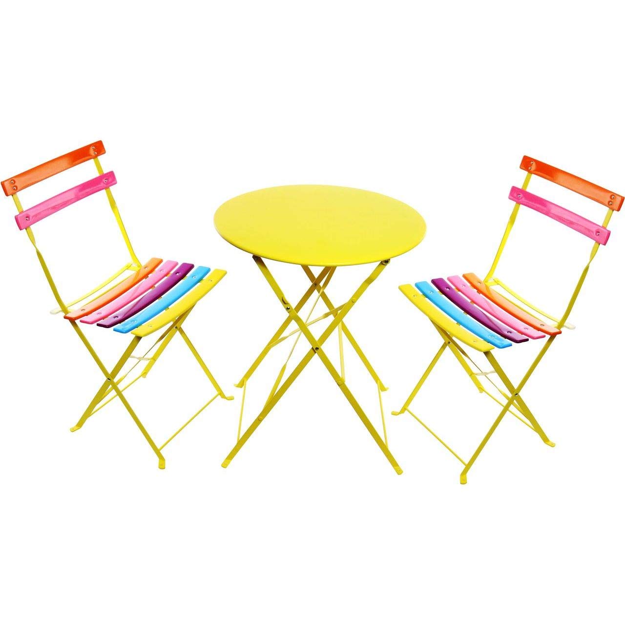 Snapklik.com : Alpine Corporation Indoor/Outdoor 3-Piece Bistro Set ...