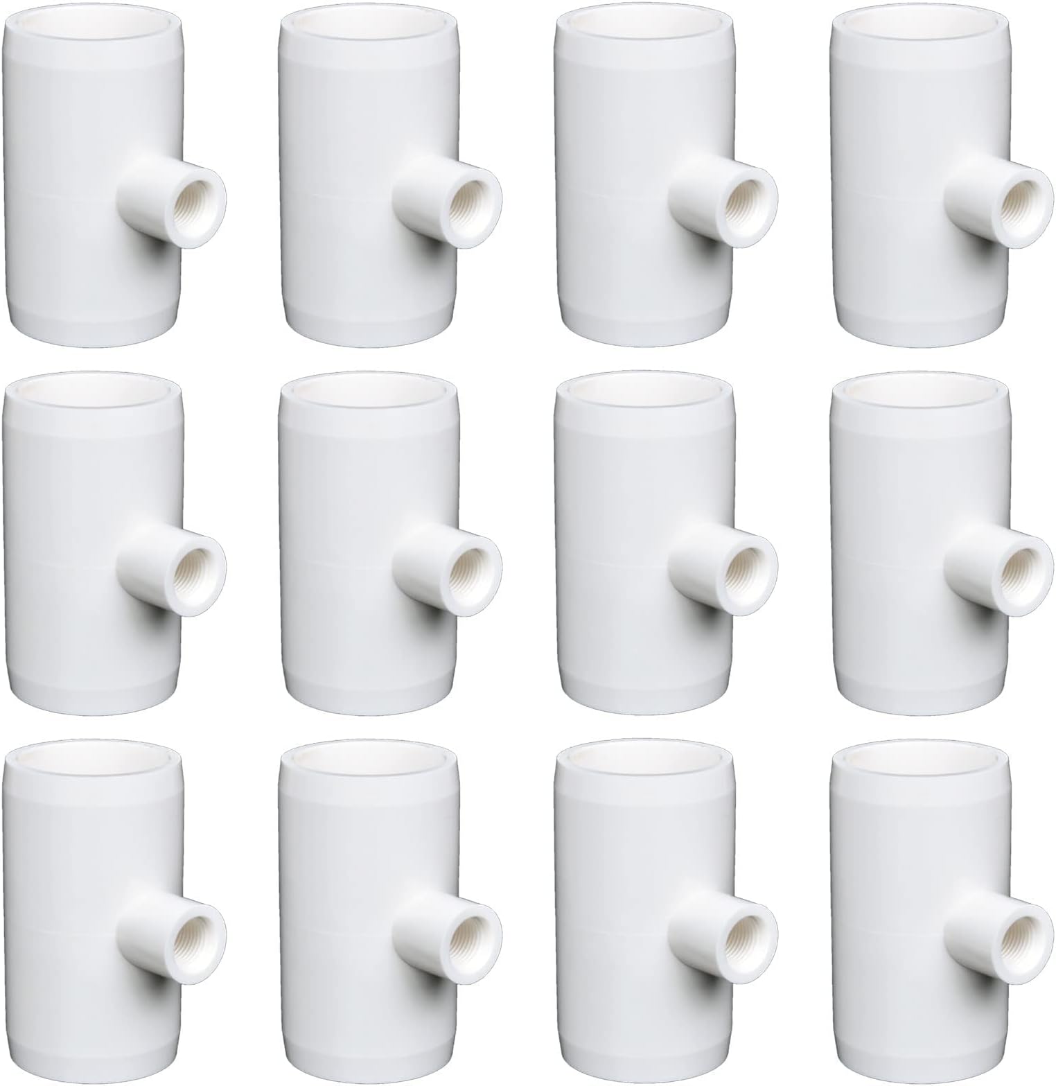 Amazon.com: letsFix Chicken Waterer PVC Tee Fittings 3/4 Inch (12-Pack ...