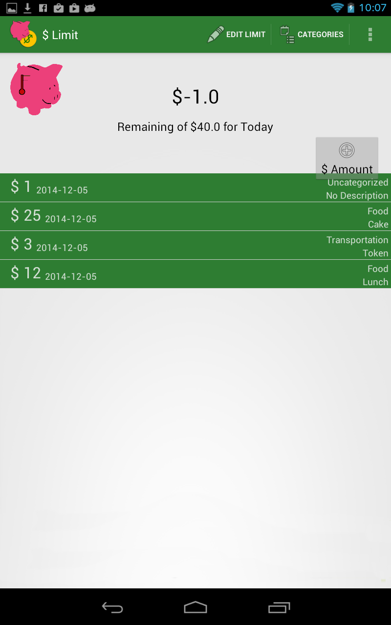 Dollar Limit:Amazon.com:Appstore for Android