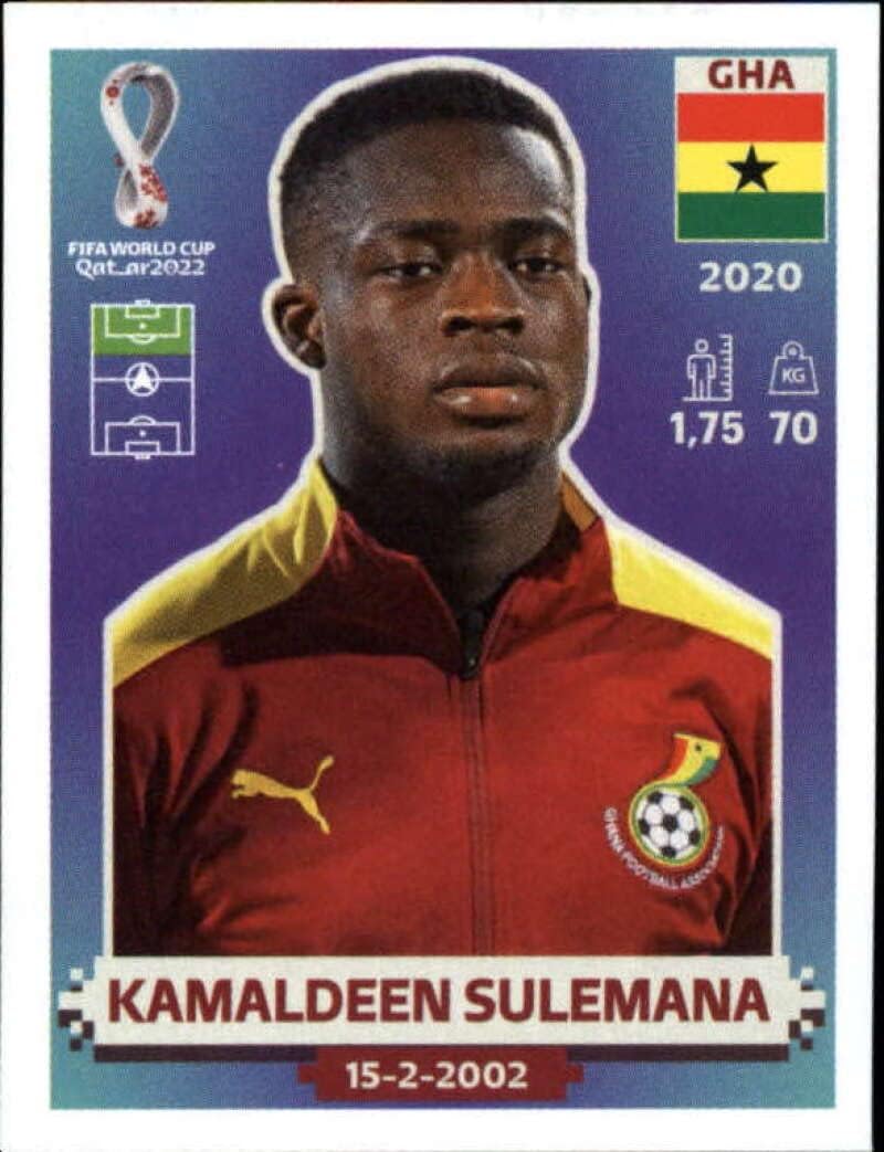 Amazon.com: 2022 Panini World Cup Qatar Sticker #GHA20 Kamaldeen ...