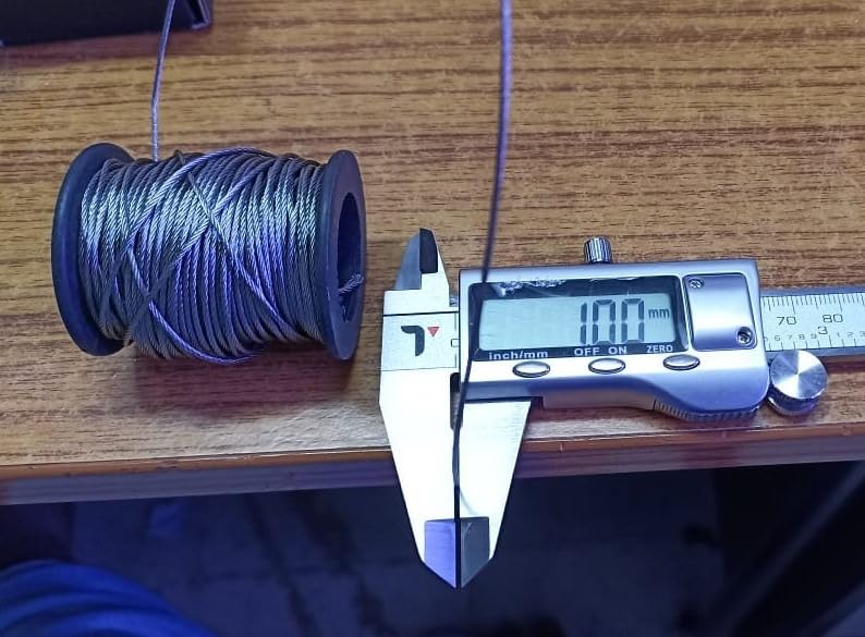 Aviation Metal & Alloys Stainless Steel 304Quality Wire Rope 1mm ...