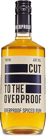 CUT OVERPROOF SPICED RUM | Premium Aged Caribbean Rum with All Natural ...
