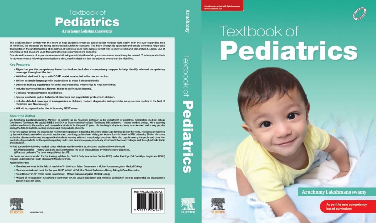 Elsevier Textbook of Pediatrics: Lakshmanaswamy: 9788131257678: Amazon ...