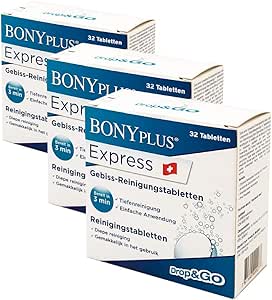 BonyPlus Express Reingungstabletten für Zahnschienen Prothesen - 3 ...