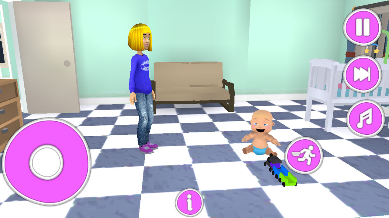 Who's your Real Baby and Daddy 3D Simulator Daycare Games: Virtual ...