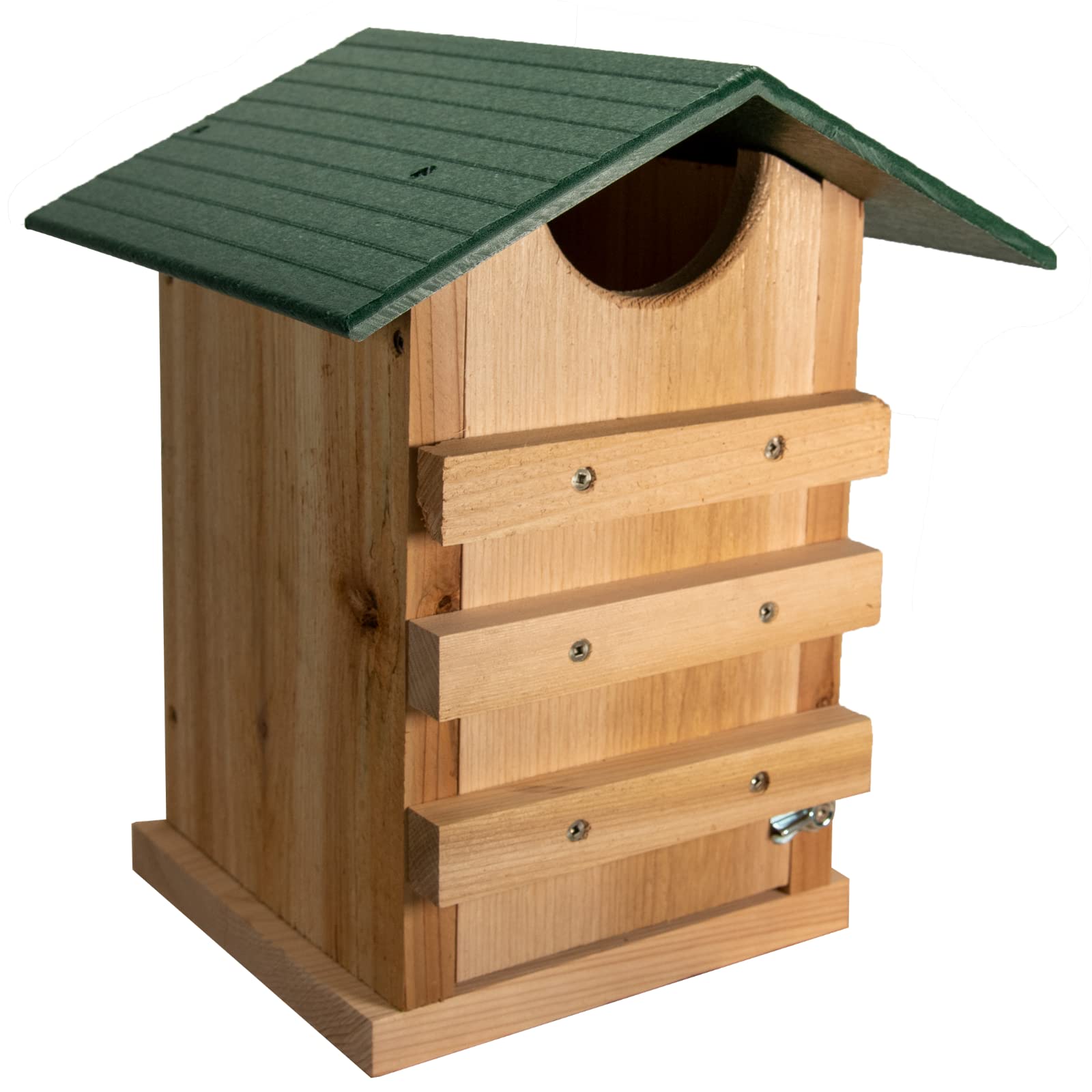 JCs Wildlife Screech Owl or Saw-Whet Owl House Cedar Nesting Box with ...