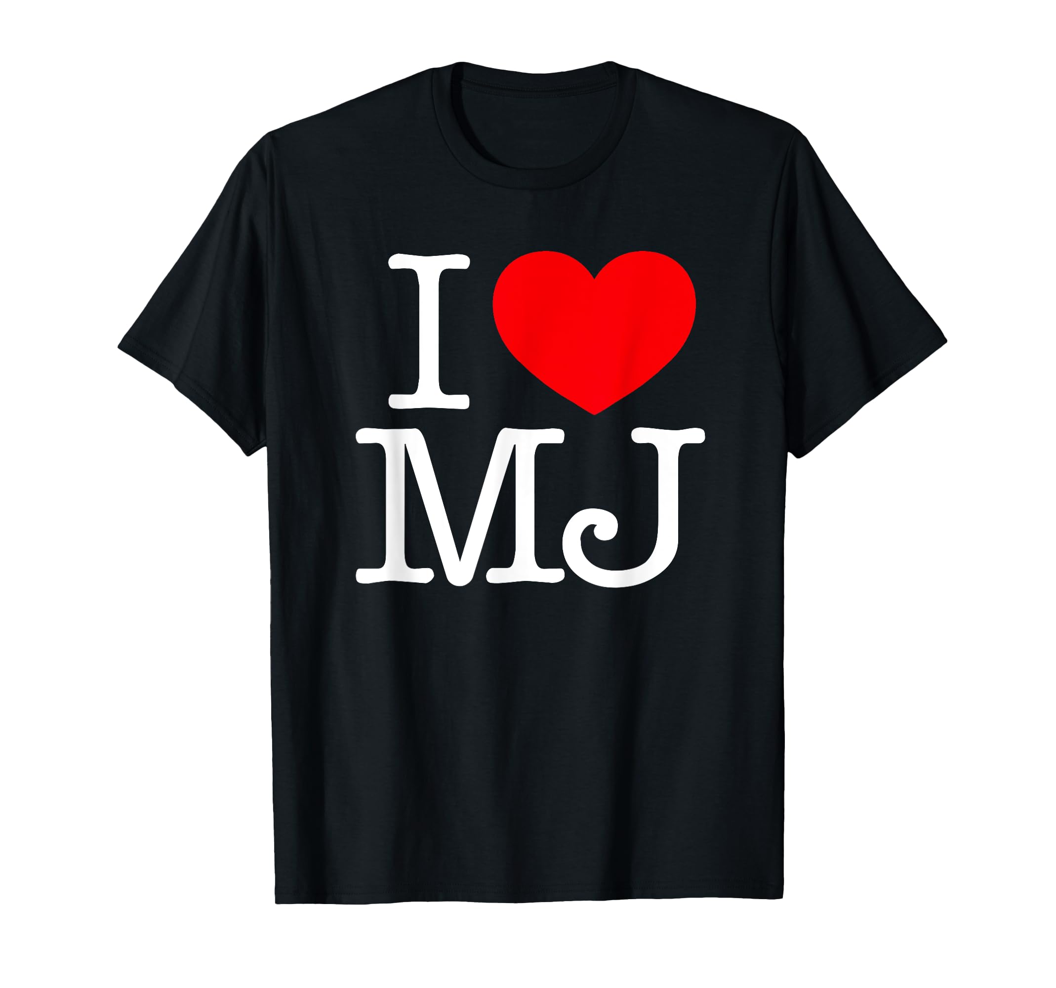 Amazon.com: I Love (Heart) MJ T-Shirt : Clothing, Shoes & Jewelry
