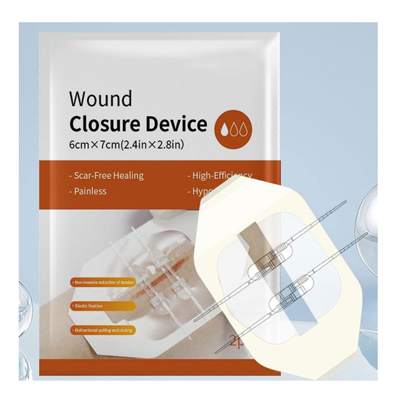 Amazon.com: Sutures Butterfly Bandaids for Wound Closure, 2 Strips ...
