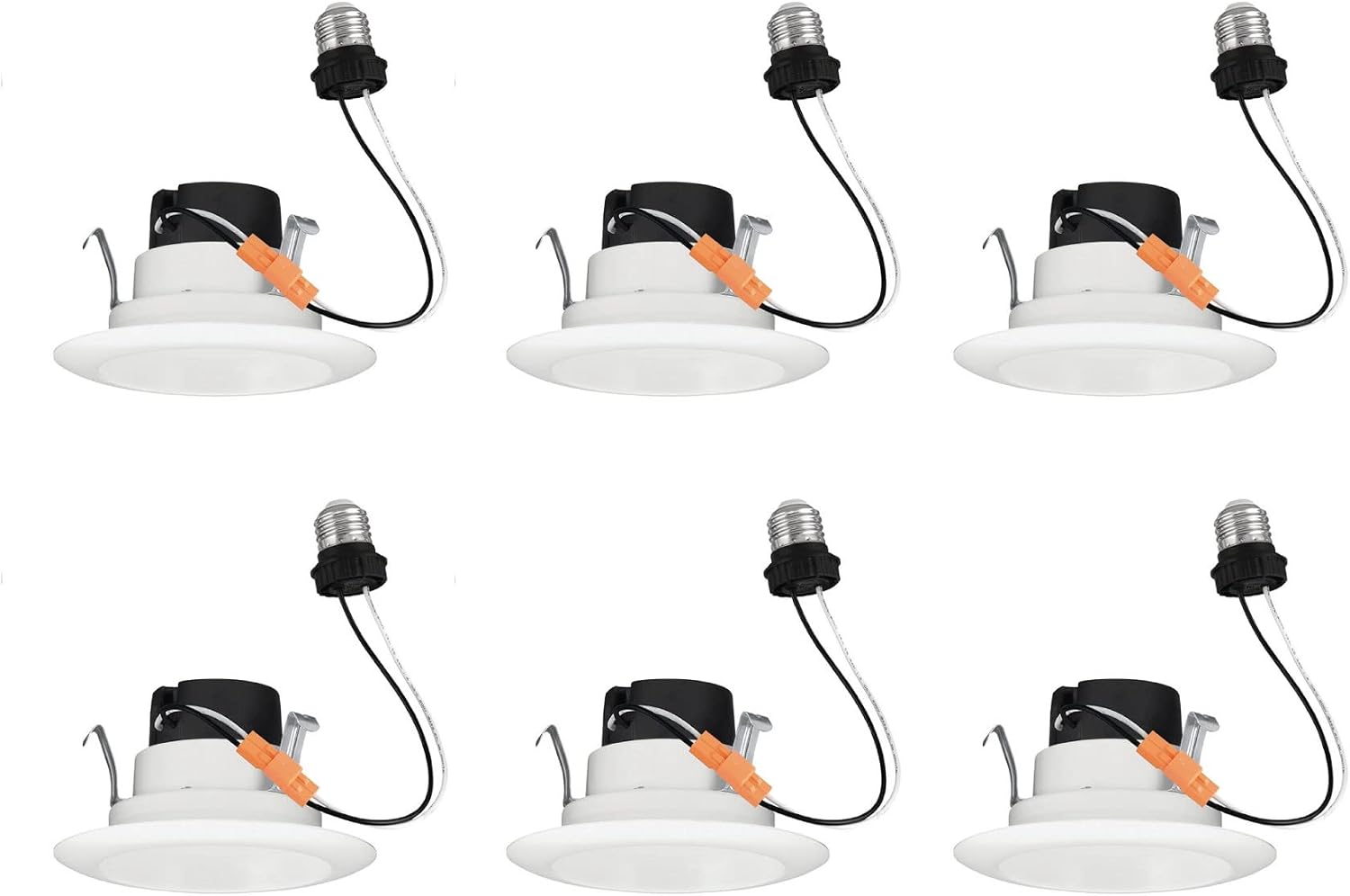 Hubbell (case of 6) Prescolite LED Downlight Retrofit Kit, 4 inch Round ...
