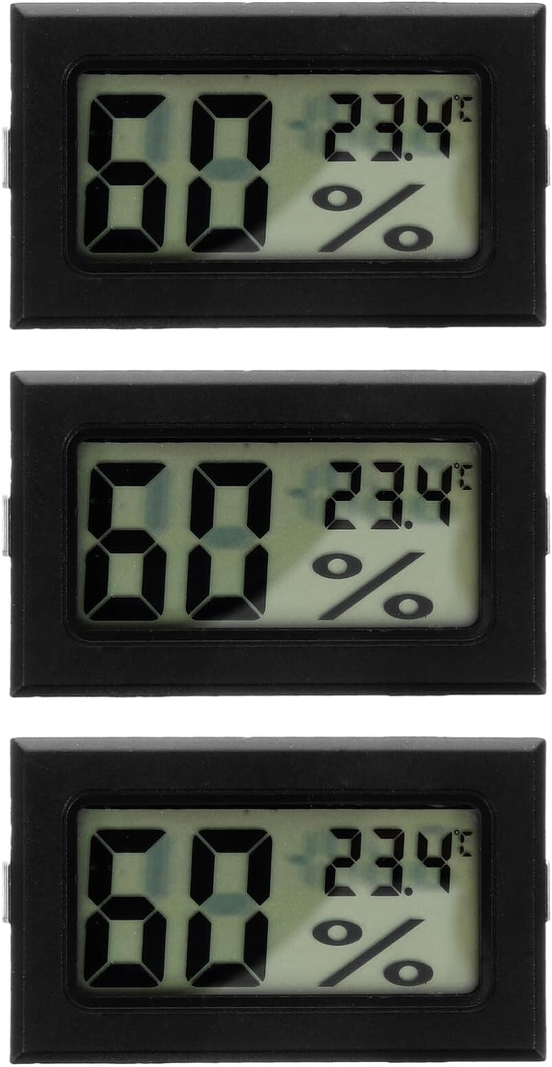 EEEKit 6-Pack Hygrometer Thermometer Digital LCD Monitor Indoor Outdoor ...