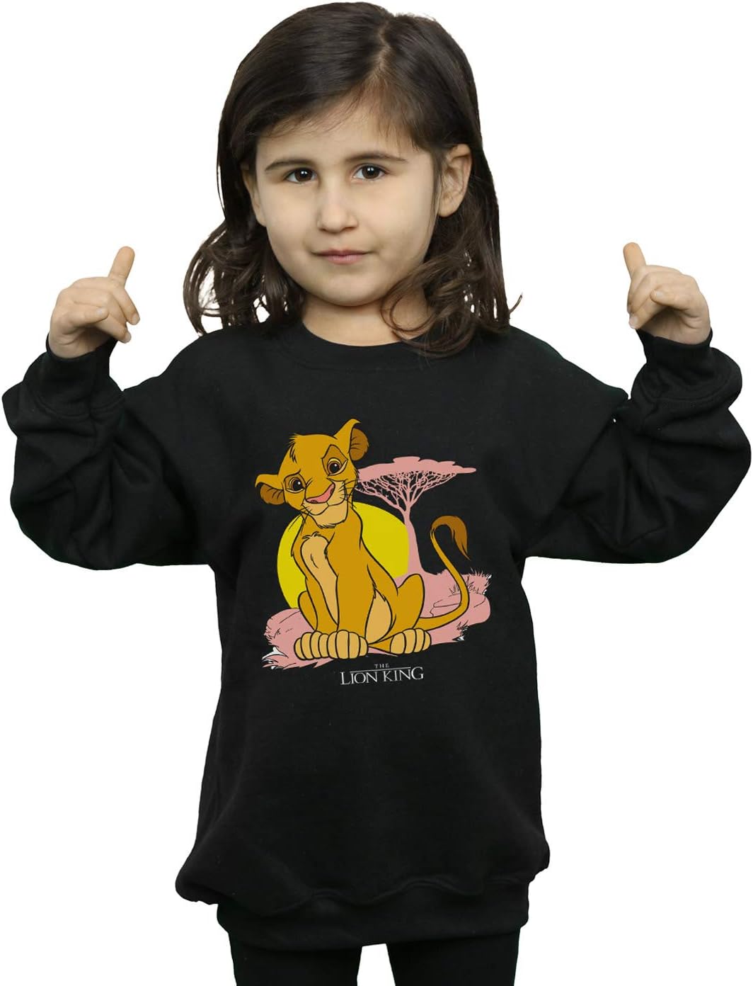 Amazon.com: Disney Girls The Lion King Simba Pastel - Sudadera : Ropa ...