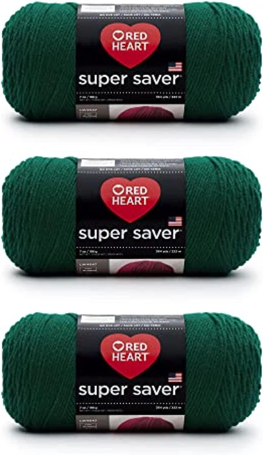 Amazon.com: Coats Yarn Red Heart Super Saver Yarn-Paddy Green, Other ...