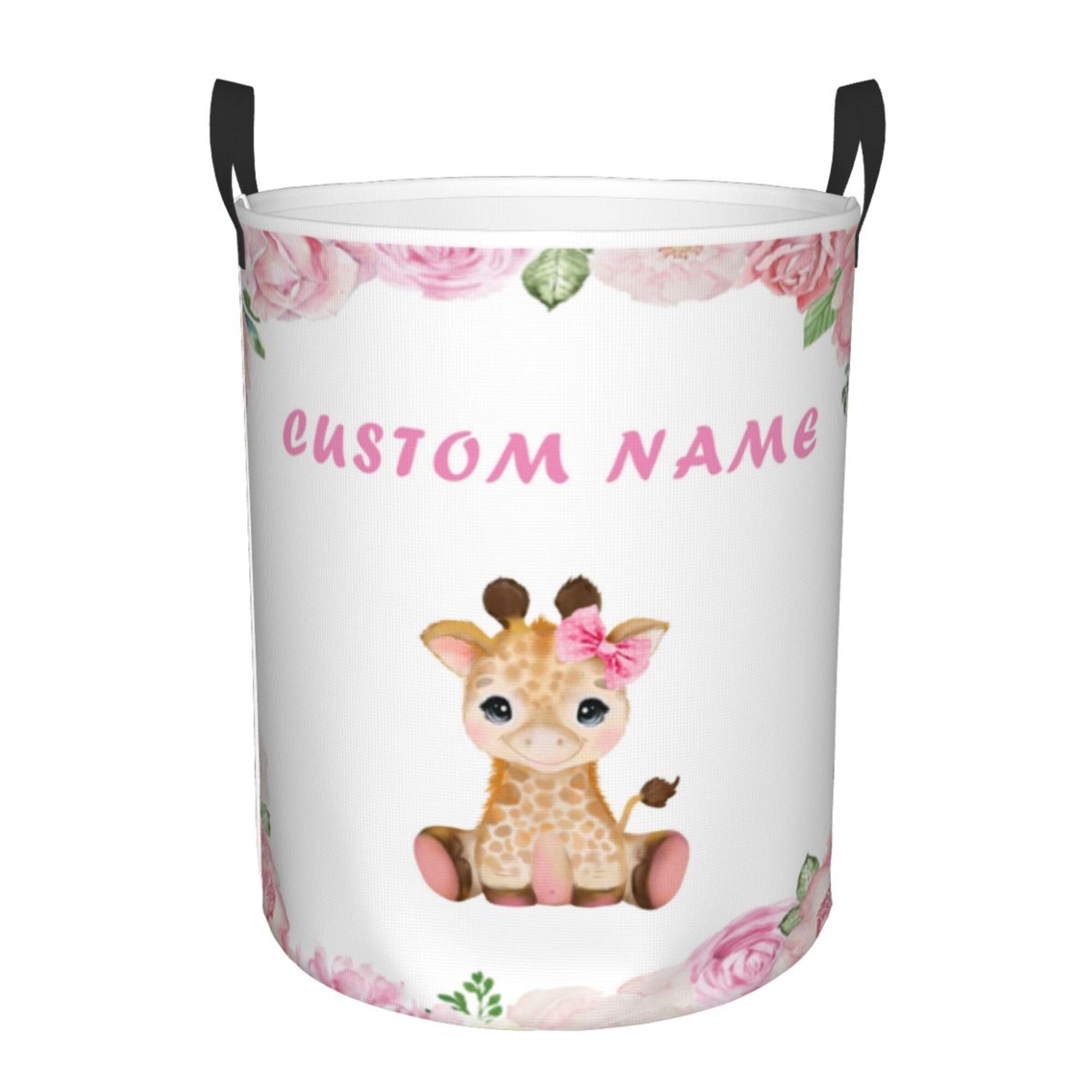 Amazon.com: Custom Laundry Basket with Name Personalized Baby Laundry ...