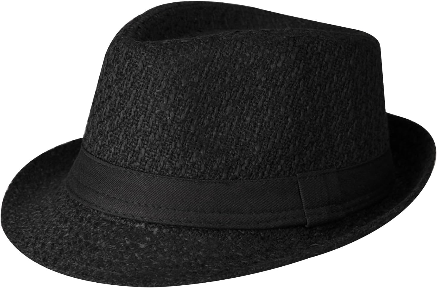 Men Felt Manhattan Fedora Hat Gangster Trilby Vintage 20s Trilby Fedora ...