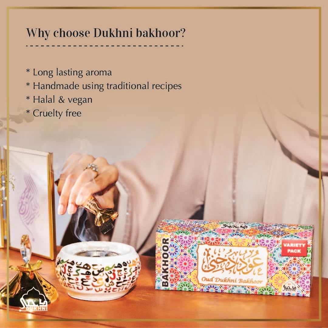 Snapklik.com : Oud Bakhoor Variety Box By Dukhni Assorted Box 30 Pieces ...