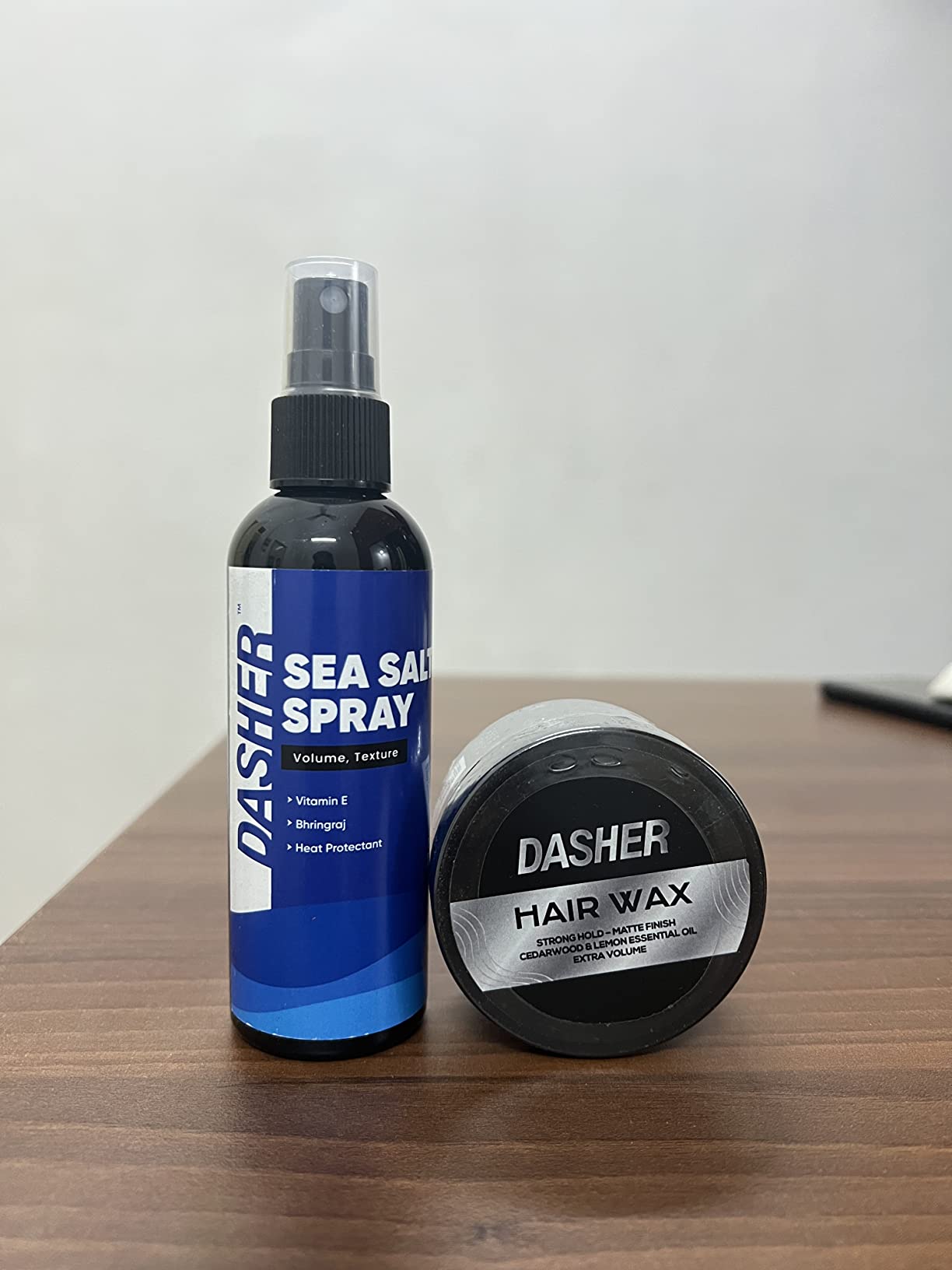 Buy Dasher Pro Styling Kit with Sea Salt Spray (100ML) & Hair Wax (50G ...