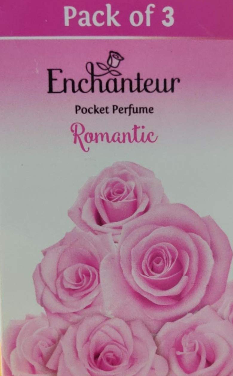 Enchanteur Romantic Pocket Perfume (250 Sprays), 18 ml (Pack of 3 ...