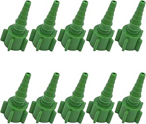 Amazon.com: 10pk Oxygen Tubing Swivel Nipple Christmas Tree Connectors ...