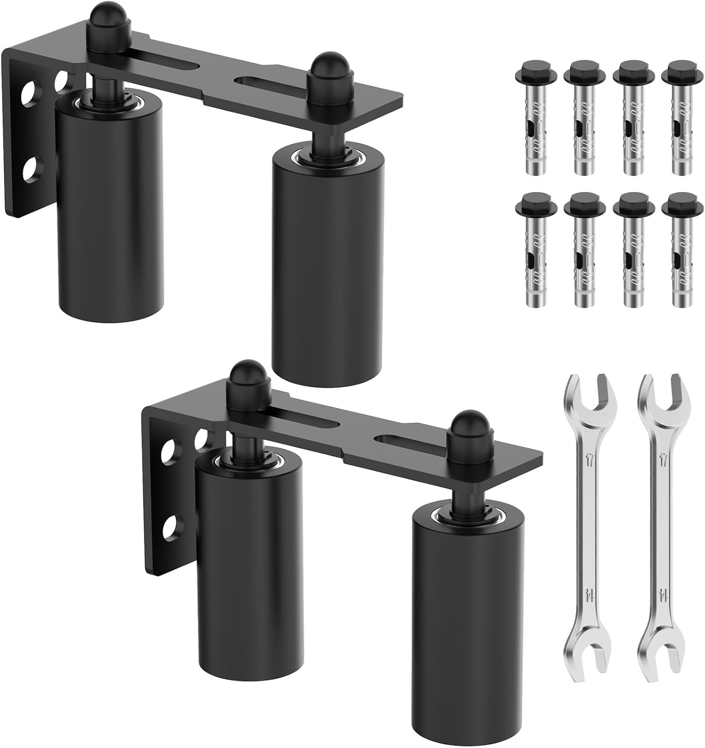 Amazon.com: YogePote Slide Gate Roller Guide with Heavy Duty Steel L ...