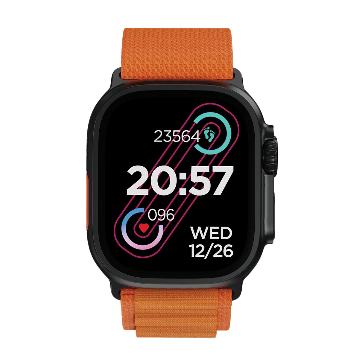 Nu Republic Creed Ultra Smartwatch with 2.0" HD Display, BT Calling ...