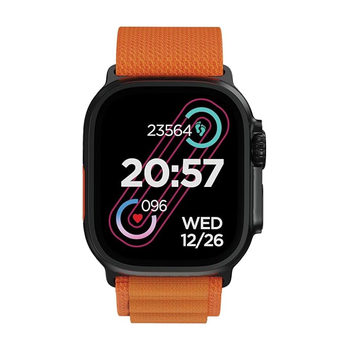 Nu Republic Creed Ultra Smartwatch with 2.0" HD Display, BT Calling ...