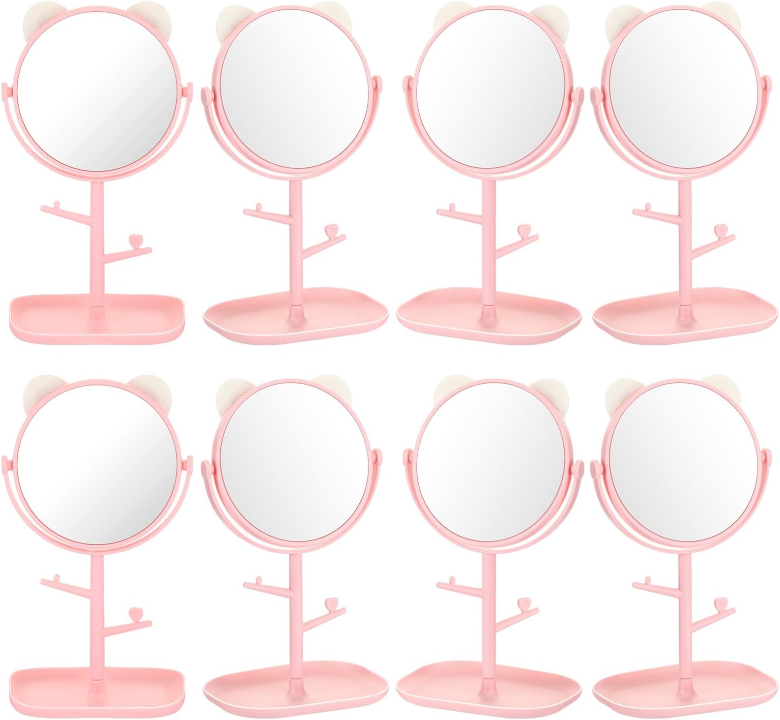 Amazon.com : DoubleFill 6 Pcs Spa Party Mirror Spa Party Supplies ...