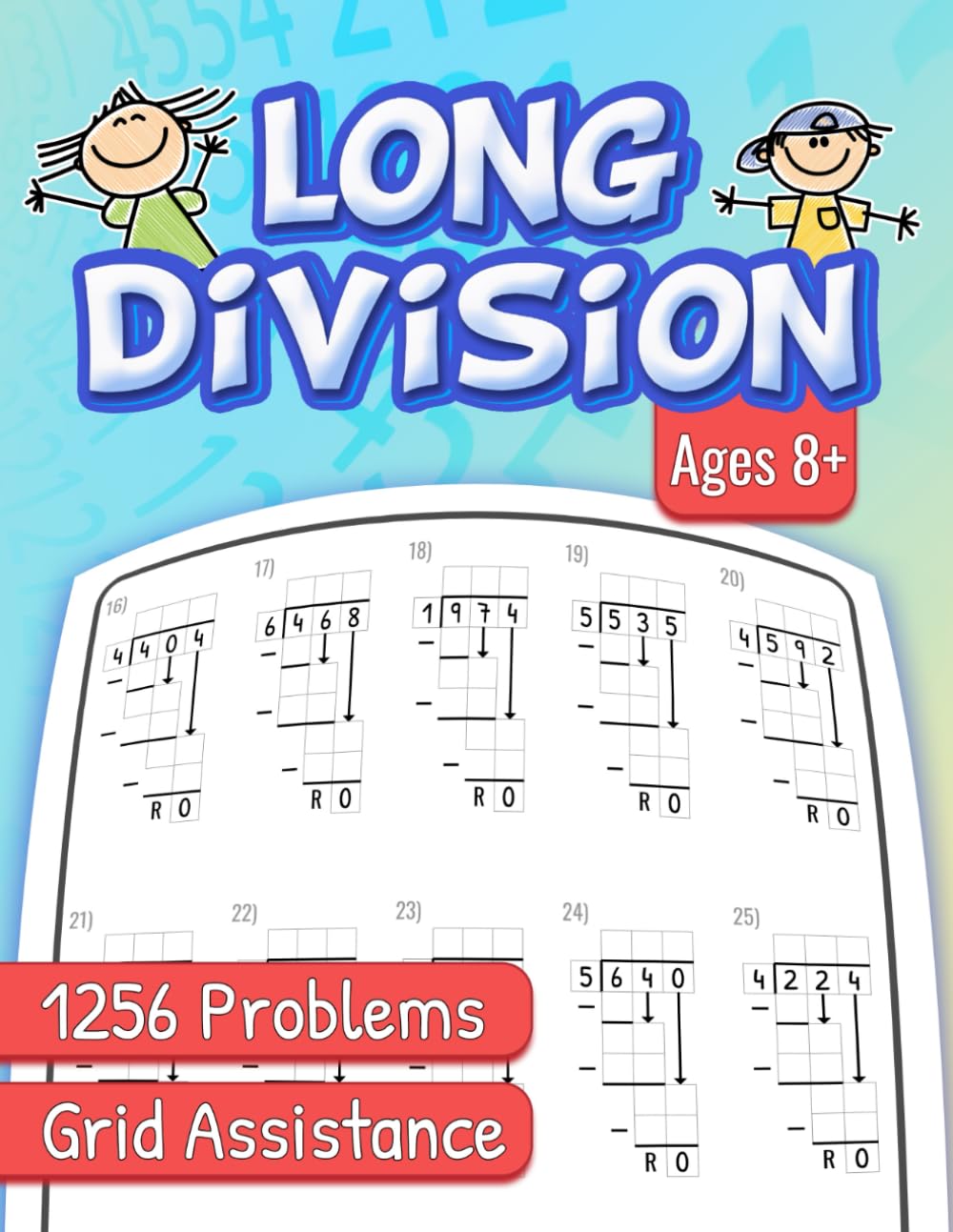 Amazon.com: Long Division Workbook: Long Division Practice Sheets for ...