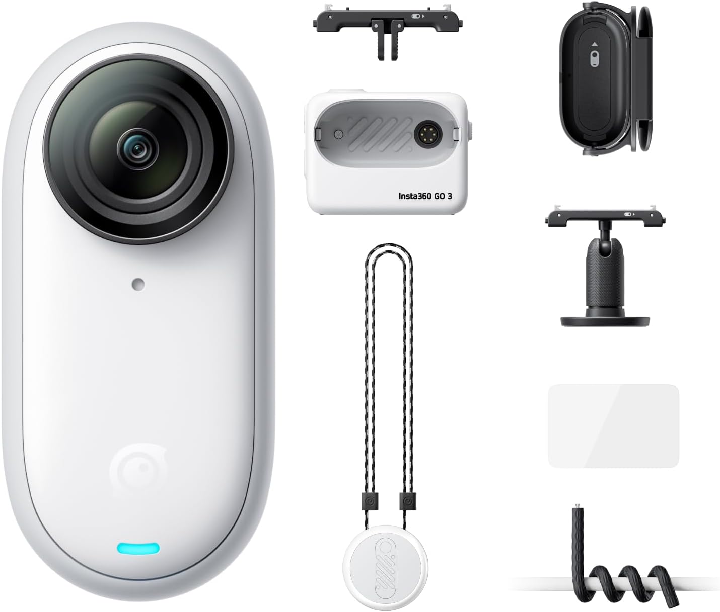 Amazon.com : Insta360 GO3 128GB - Creator Kit Vlogging Camera for ...