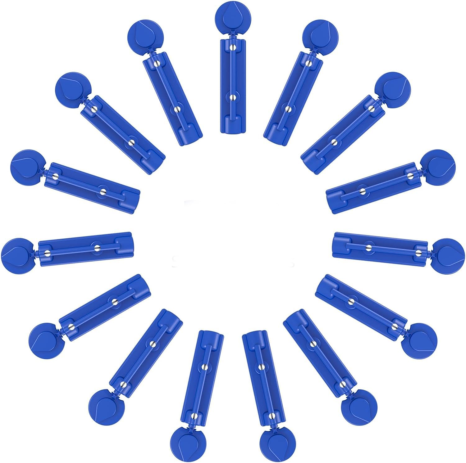 RCSP Lancets 100 Pcs for Blood Testing, 30 Gauge, Twist Top Lancets for ...