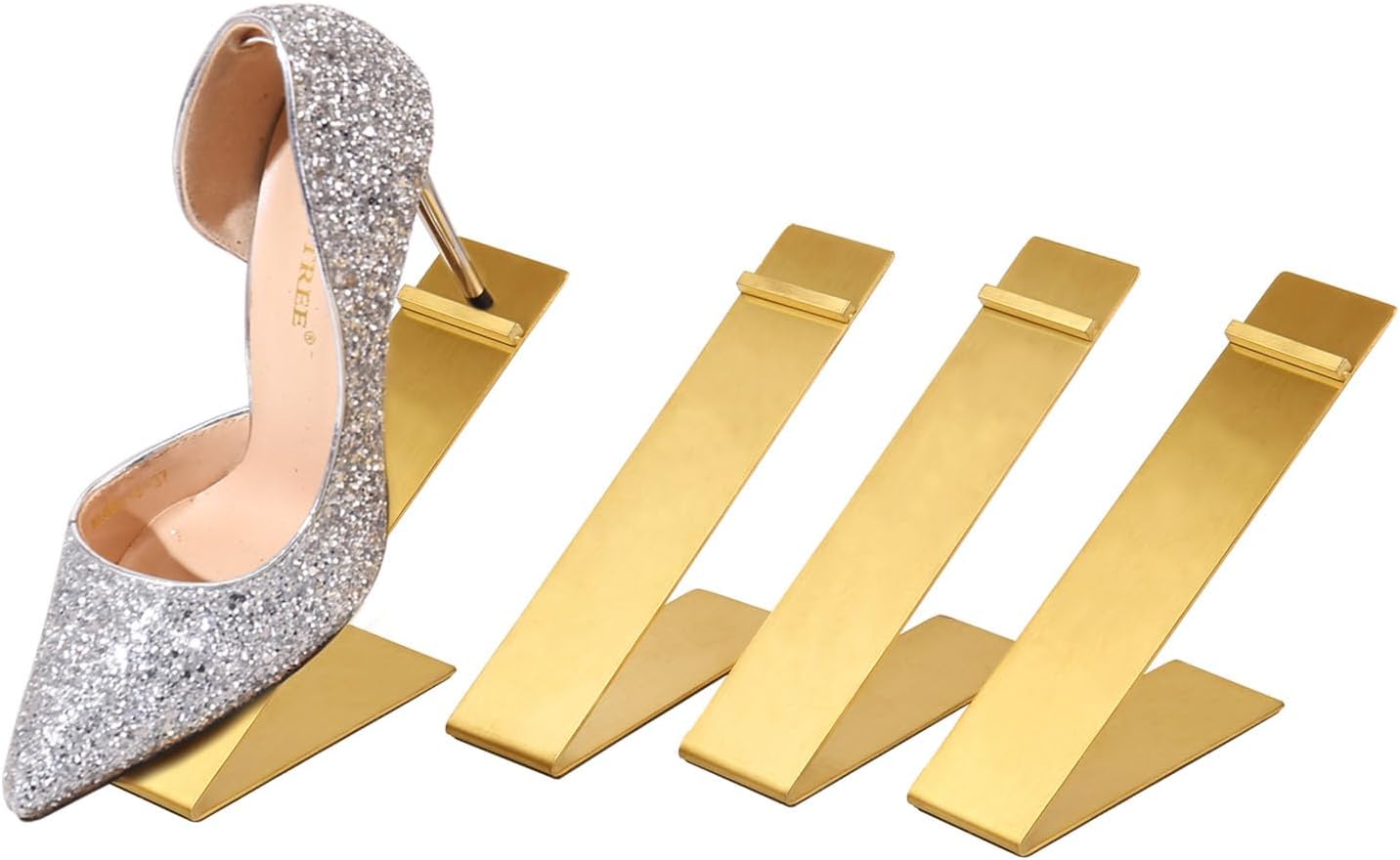 Amazon.com: Cositina 6 Pieces Acrylic Shoe Display Stand Clear Sandal ...