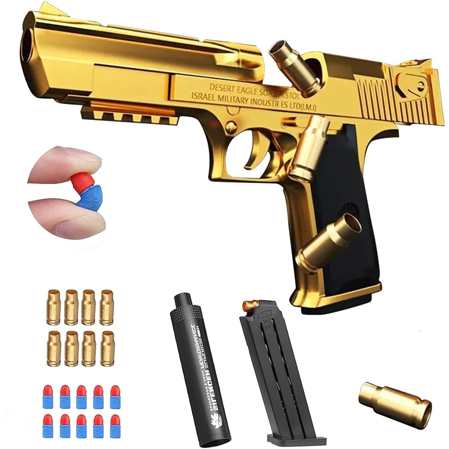 Buy Air Soft Bullet Pistol, Shell Ejection Soft Bullet Toy s That Look ...