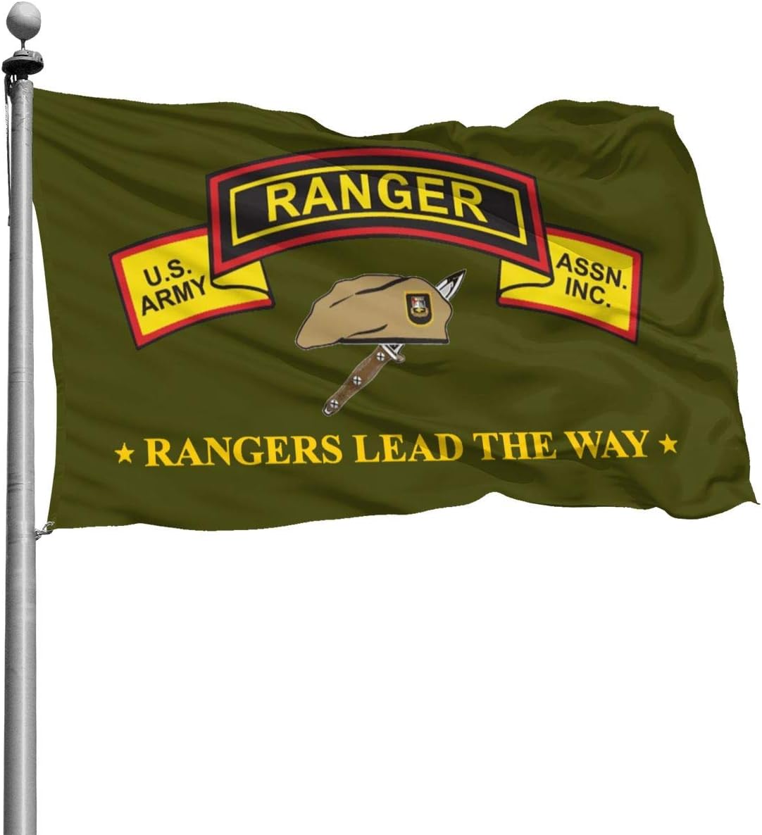 Amazon.com : Tools Supply 3X5 Ranger Army Airborne Rangers Flag, Model ...