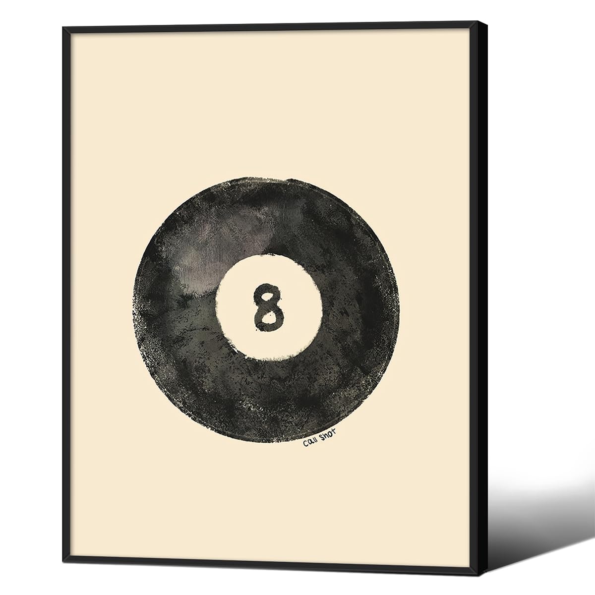 Snapklik.com : Number 8 Pool Ball Posters Vintage Black And White ...
