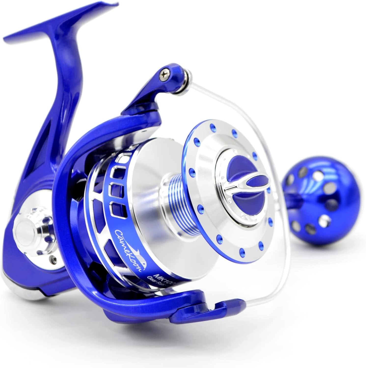 Amazon.com : CAMEKOON Fishing Reel, Carbon Fiber 55LB Powerful Drag ...