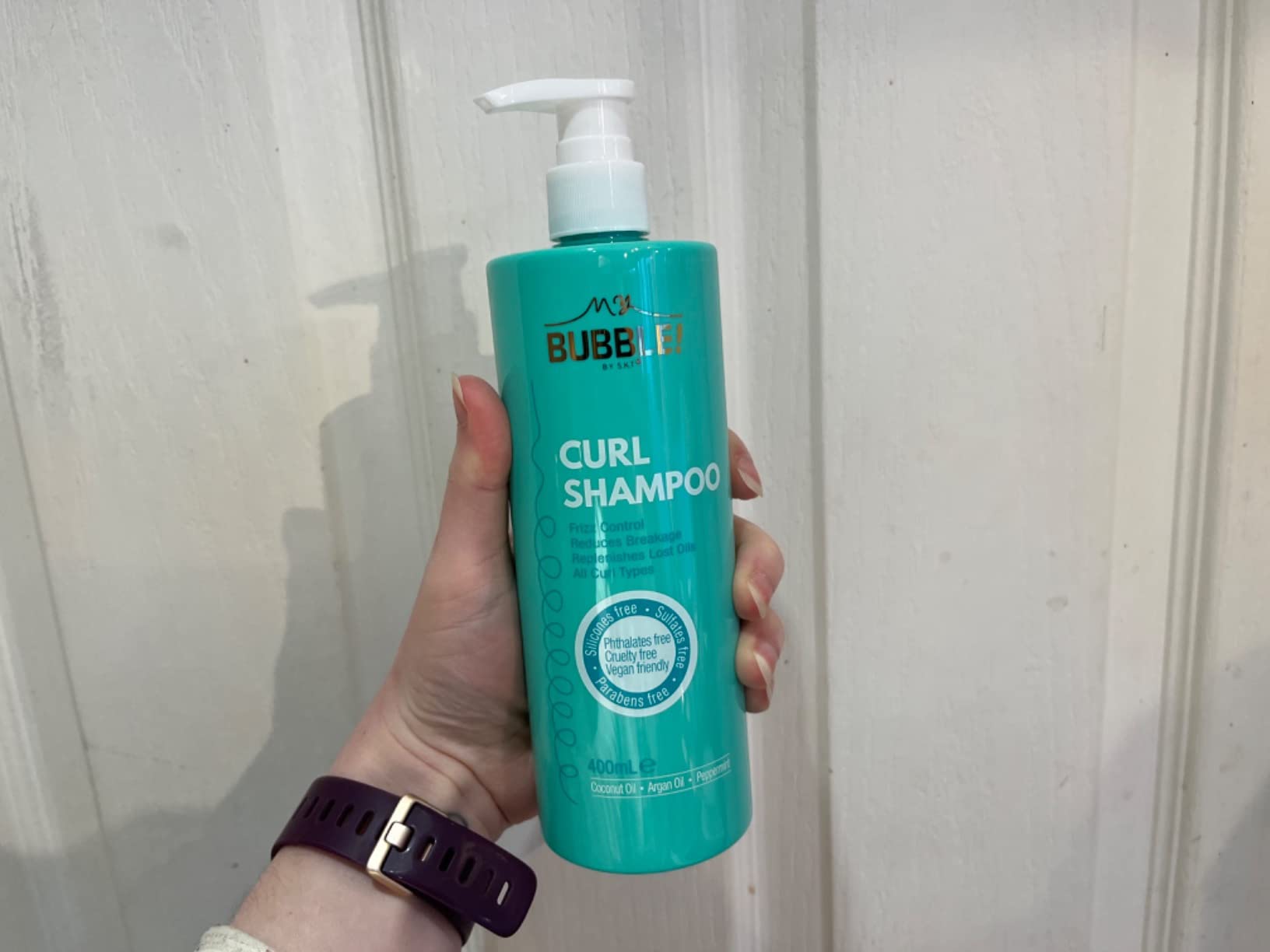 My Bubble! Curl Shampoo 400ml with Coconut, Argan & Peppermint for all ...
