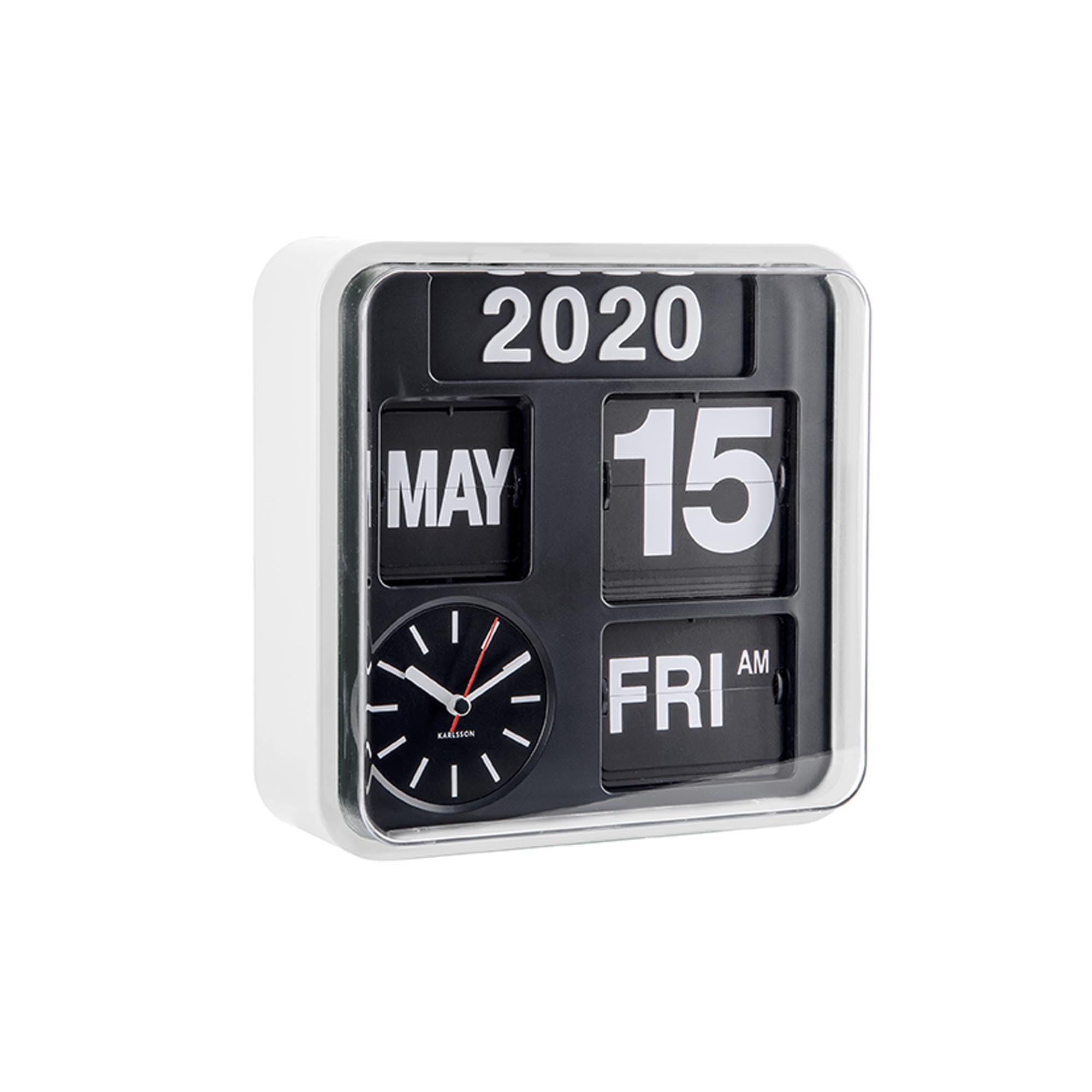 Amazon.com: Karlsson Mini Flip, Wall, Table Clock, 24.5x24,5x10cm ...
