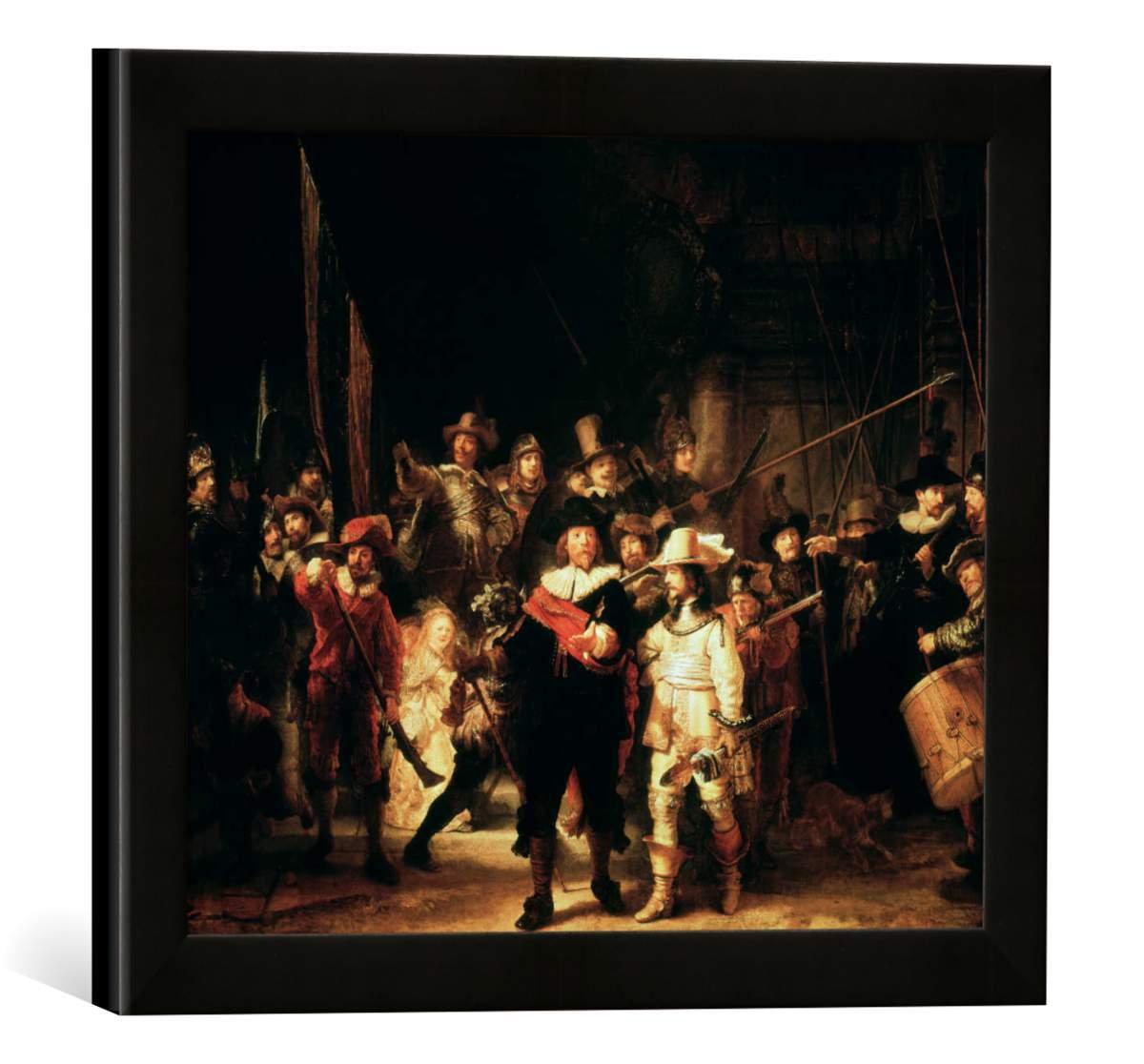 Rembrandt Night Watch High Resolution Digitale Zeichnung Der
