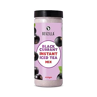 Bevzilla Black Currant Instant Iced tea Mix - 400 Grams | Perfect For ...