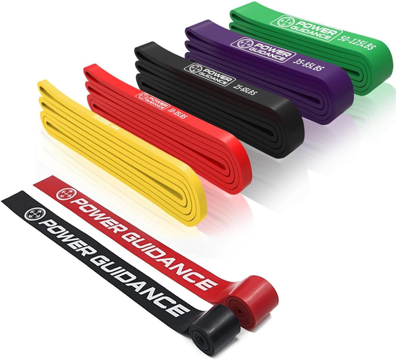 Amazon.com: POWER GUIDANCE Pull Up Assist Bands & Muscle Floss Bands ...