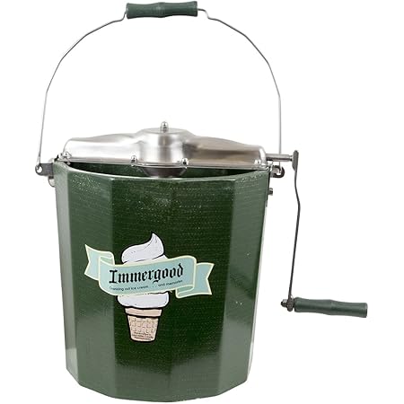 Amazon.com: PREMIUM 6 qt. - Immergood Stainless Steel Ice Cream Maker ...