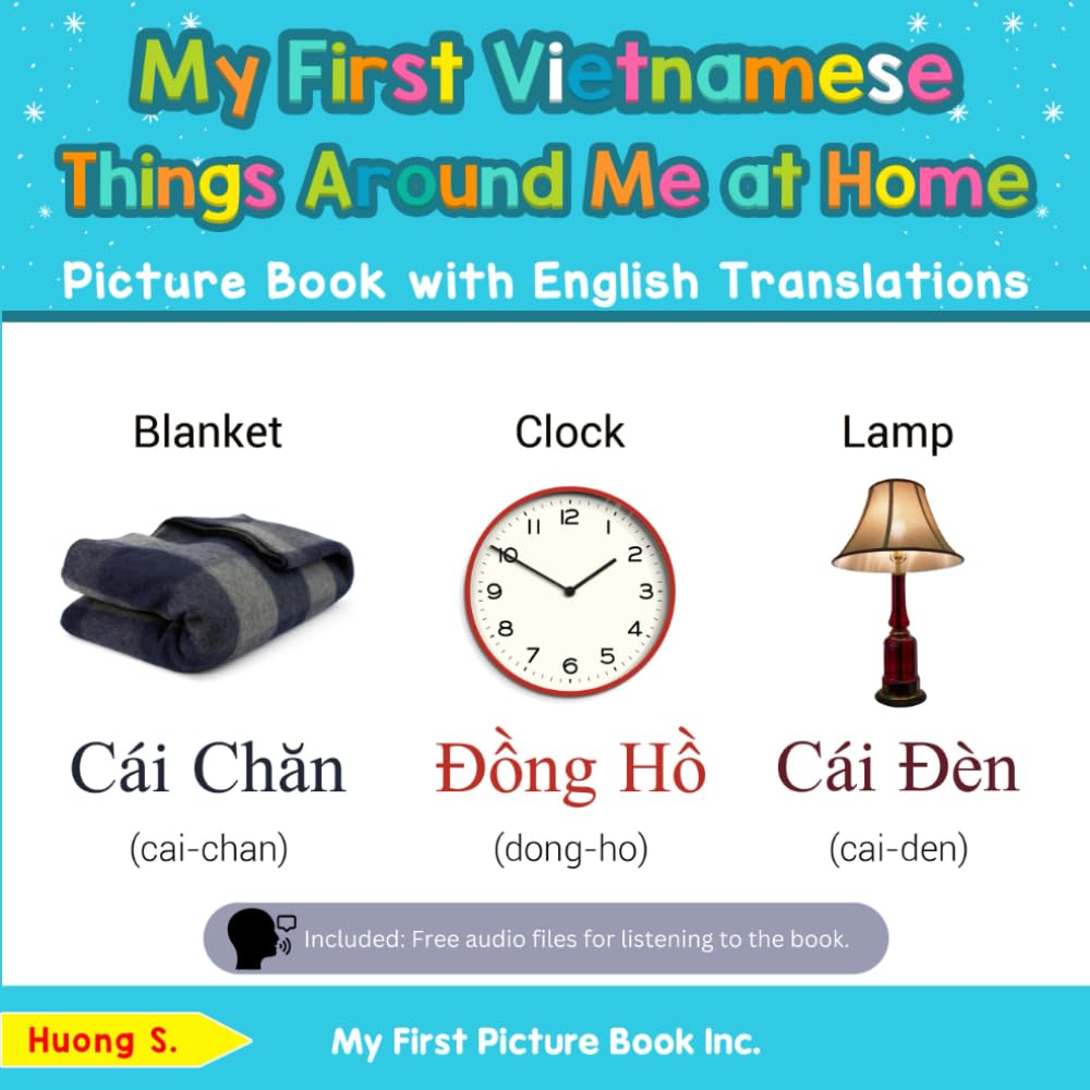 My First Vietnamese Things Around Me at Home Picture Book with English ...