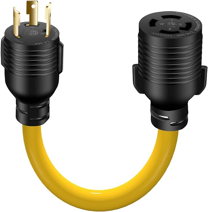 Amazon.com: LAZMUMI 30 AMP Generator Transfer Switch Adapter Cord ...
