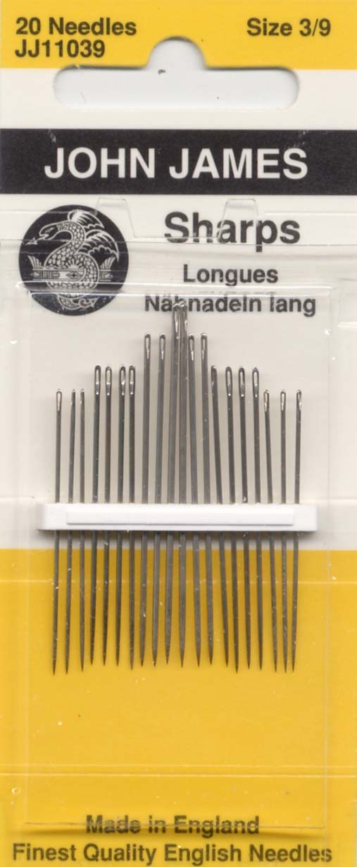 Amazon.com: Colonial Needle Sharps Hand Needles-Size 3/9 20/Pkg : Arts ...