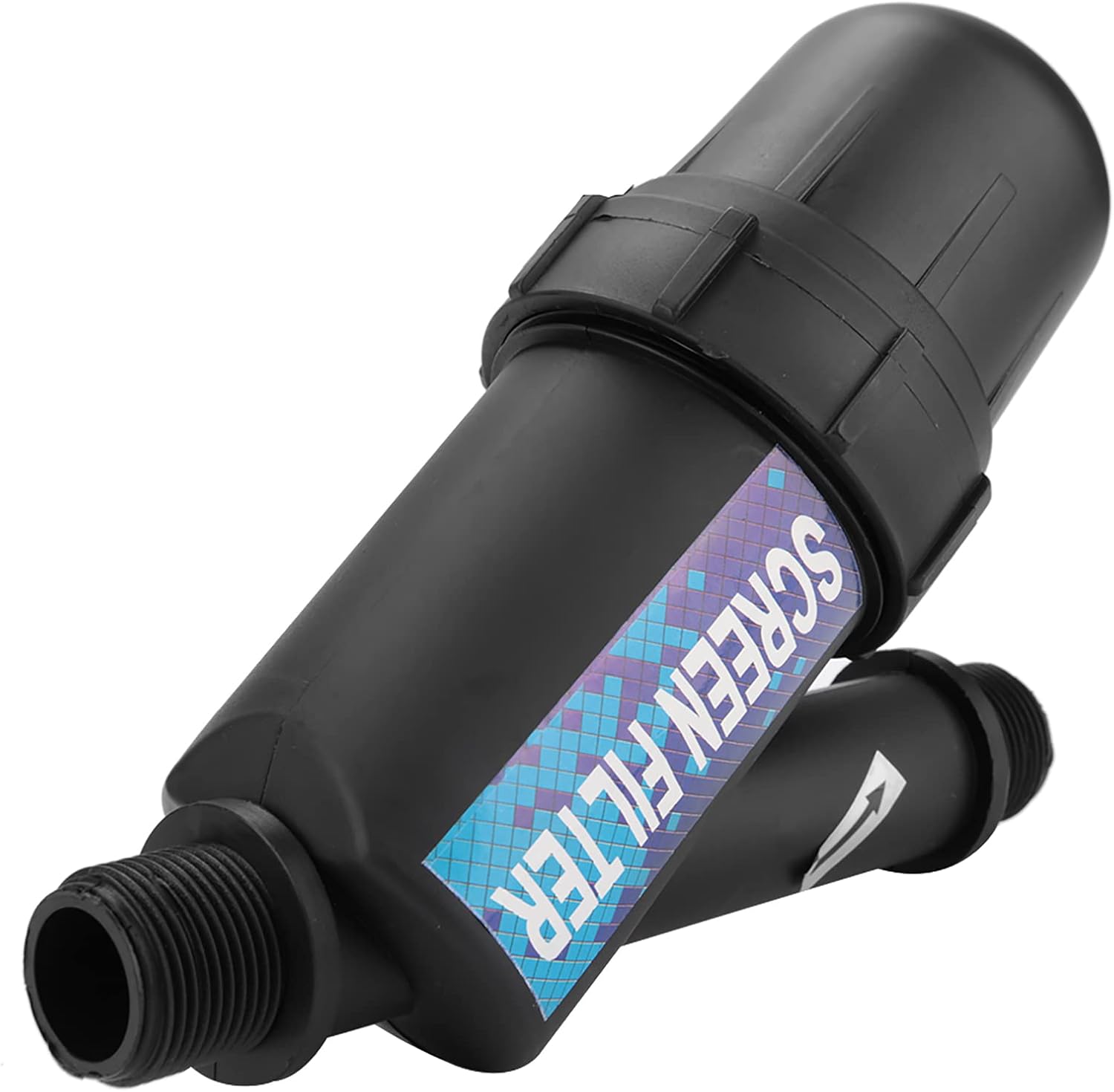 Drip Irrigation Filter, 3/4" Large Capacity Disc Filter for Garden ...