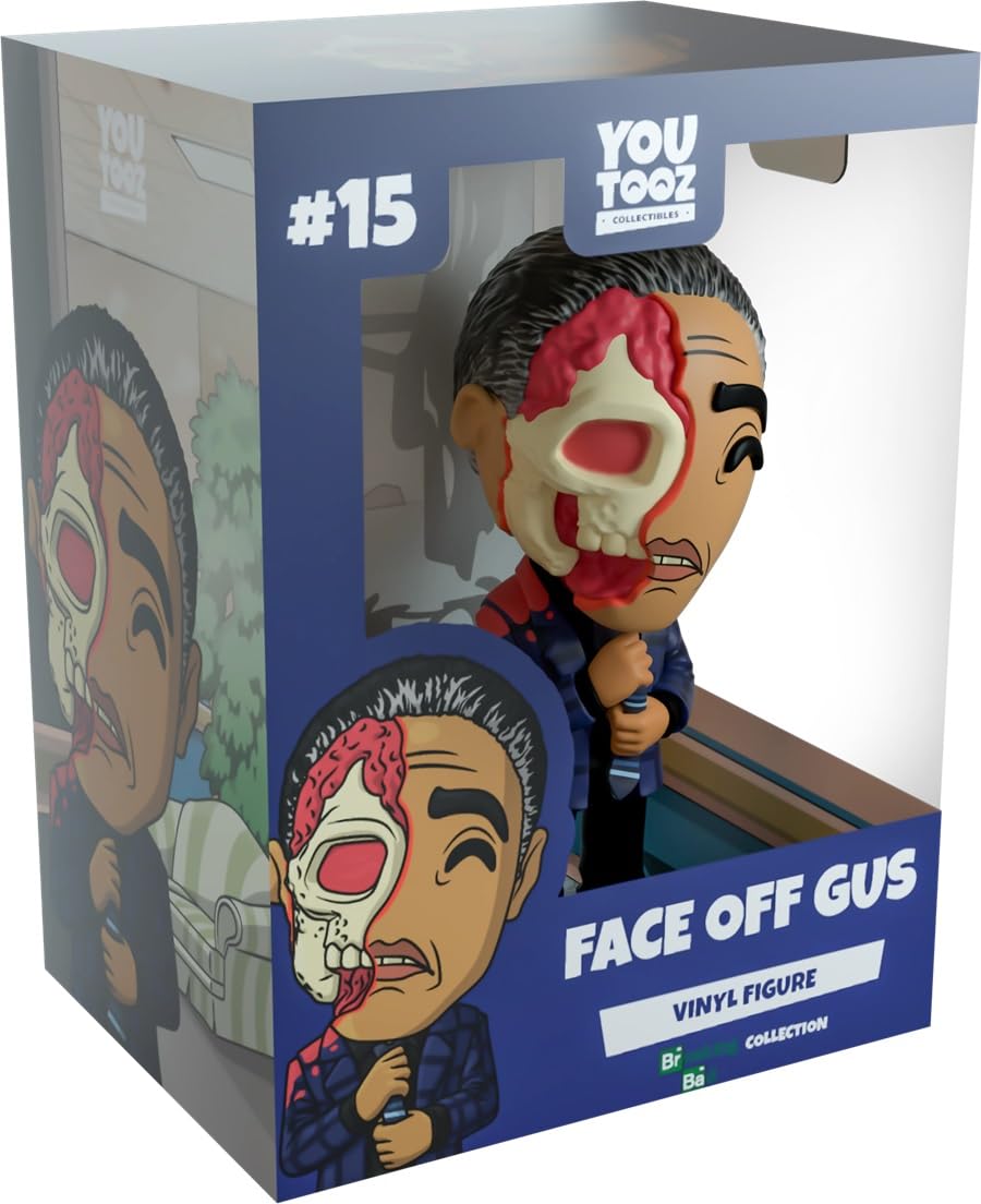 Amazon.com: Youtooz Breaking Bad Face Off Gus 4.6", Face Off Gus Vinyl ...