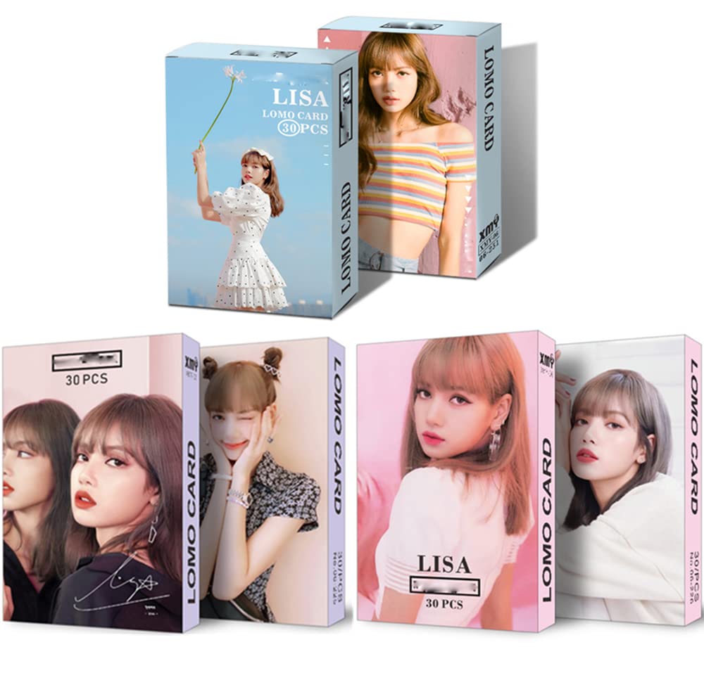 Goodern 3pack 90pcs Blackpink Lisa Personal Photocards Blackpink Lomo ...