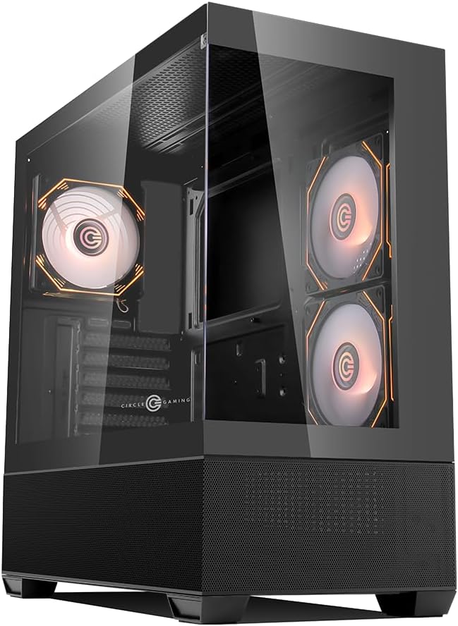 Amazon.in: Buy Circle Defender ZX3 Mid- Tower Computer Case | Gaming ...